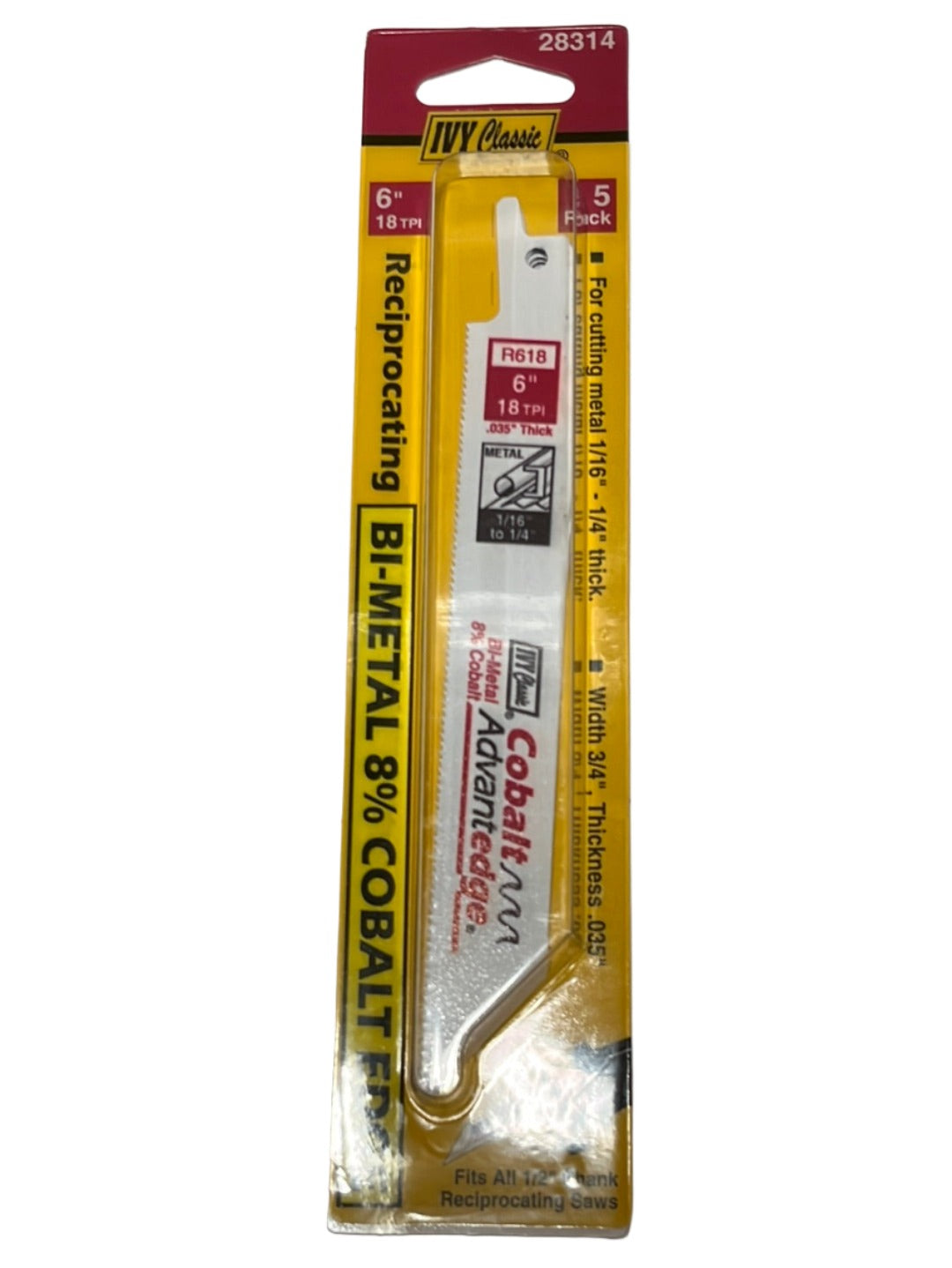 Blade - Reciprocating 6" 18TPI - Metal [130-280] – LTW Supply